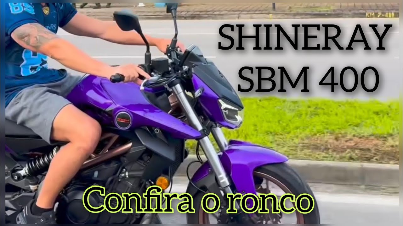 Confira a SHINERAY SBM 400 ,o ronco ficou irado ! #shineray #shineraysbm - YouTube