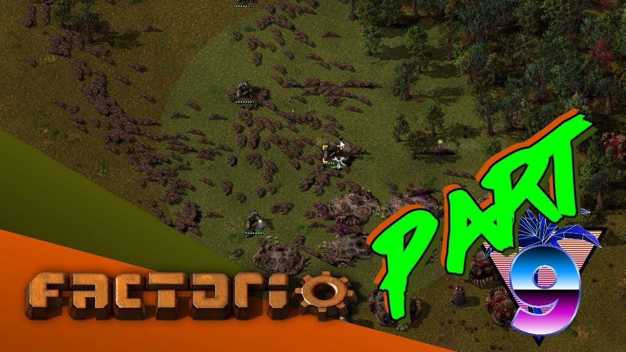 DESTROYING ALIEN BASES! - Factorio: Part 9 - YouTube