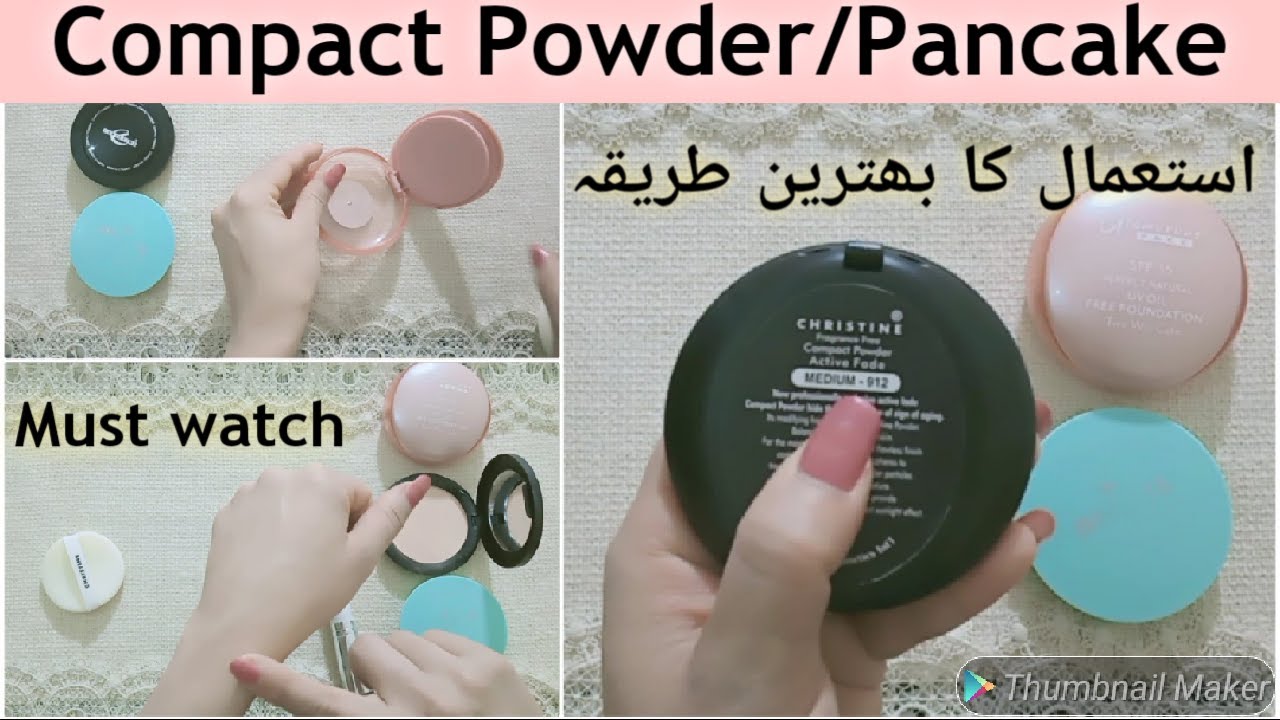How to Use Compact Powder/Pancake Affordable Makeup Products For ...
