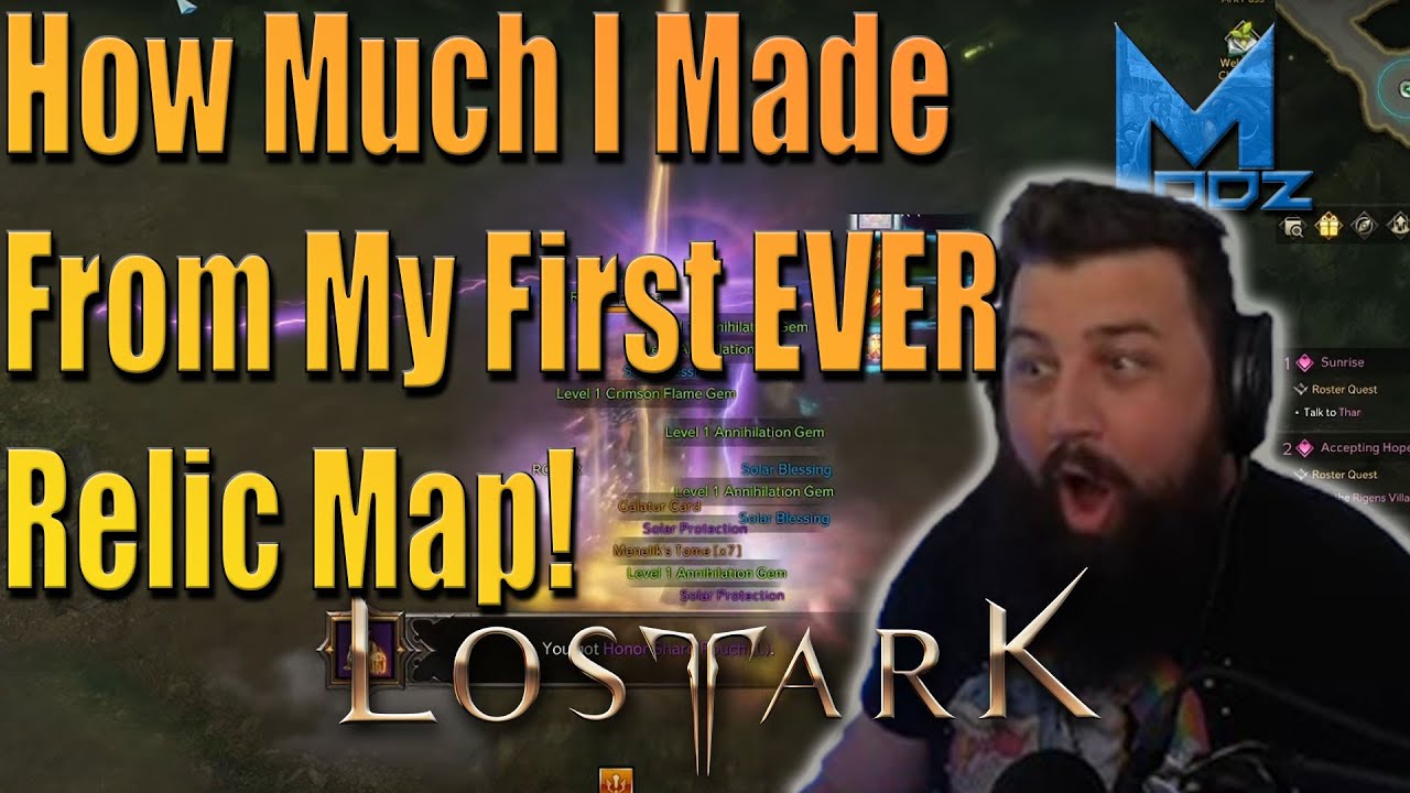 Lost Ark - First Ever RELIC MAP! Insane Drops! - YouTube