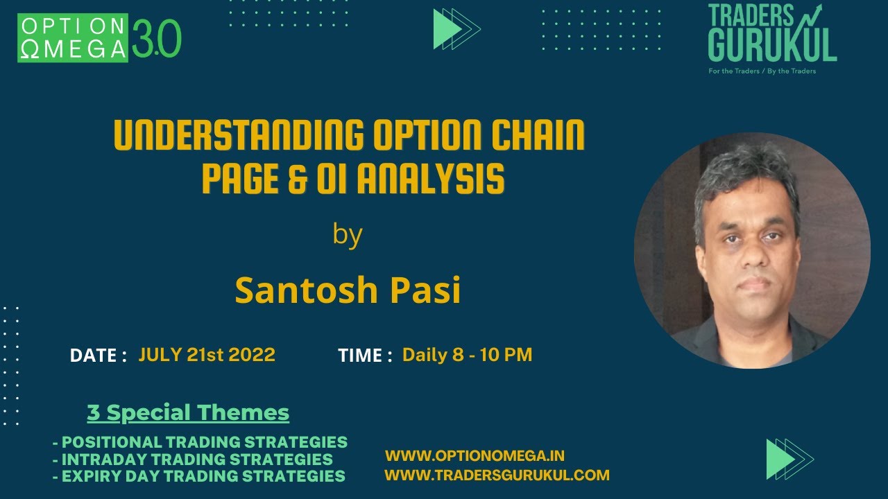 Understanding Option Chain page and OI Analysis by santosh pasi - YouTube