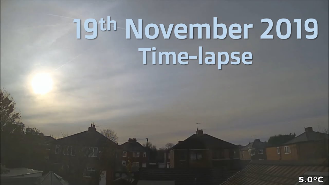 19 November 2019 Time-lapse - YouTube