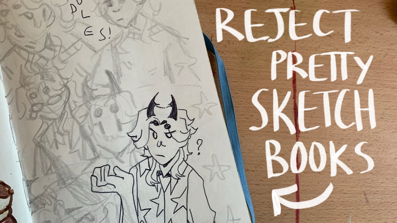 why MESSY sketchbooks are BETTER ★ sketchbook 12 tour part 1 - YouTube