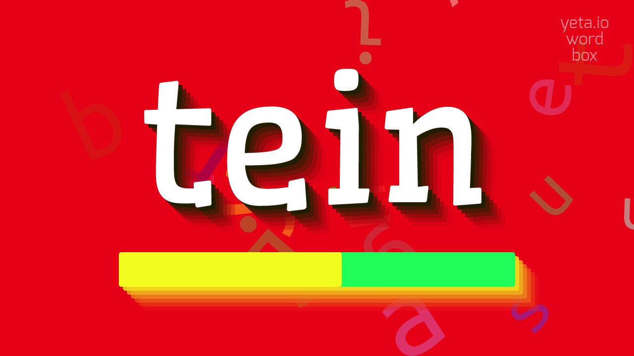 How to say "tein"! (High Quality Voices) - YouTube