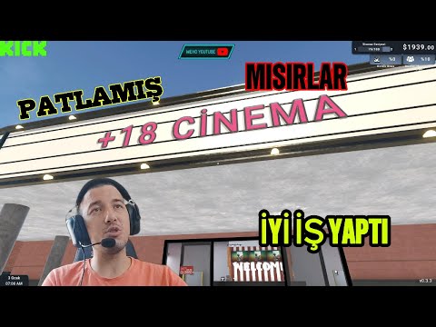 +18 SİNEMA AÇILDI! PATLAMIŞ MISIRLARLA MÜŞTERİ YAĞDI 🍿 | CINEMA SIMULATOR 2025 #3.BÖLÜM