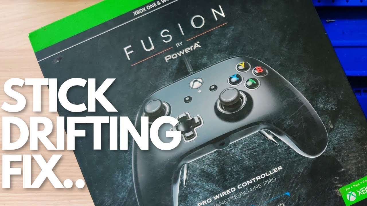PowerA Xbox One Wired Pro Controller - How to clean a stick drifting ...