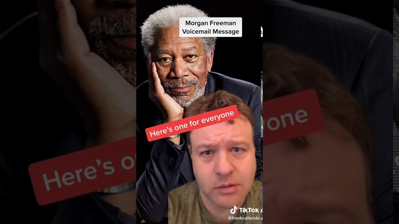 Morgan freeman voicemail - YouTube