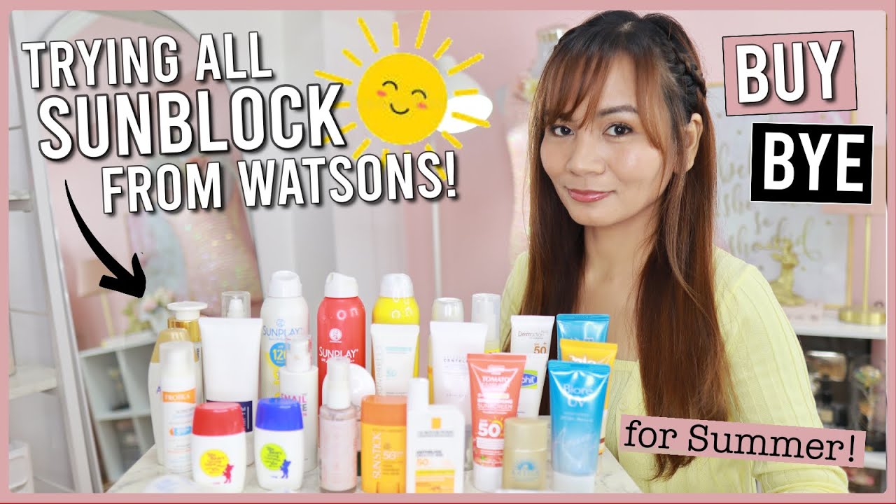 THE BEST SUNBLOCK you need for SUMMER!! ☀️ - YouTube