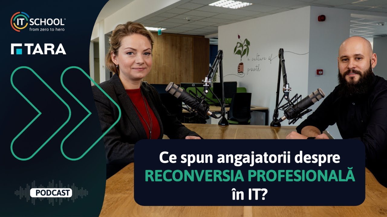 Reconversia profesională în IT | Ce spun angajatorii | Podcast TARA Interactive | #ITSchool ...