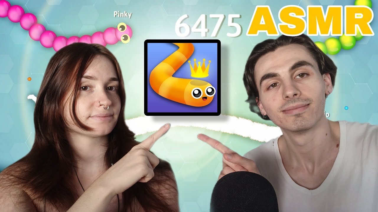ASMR SUR SNAKE.IO🐍 (On grail tout le monde) - YouTube