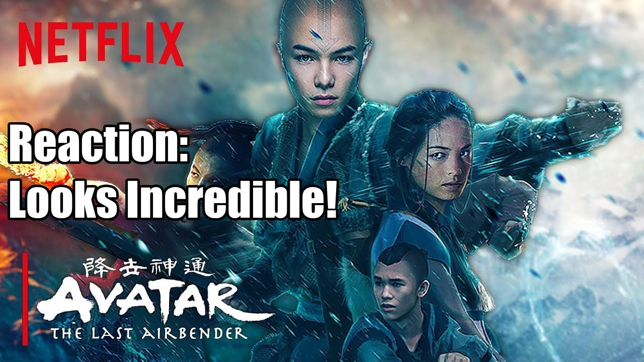 Reaction Avatar The Last Airbender Official Trailer Reaction Youtube
