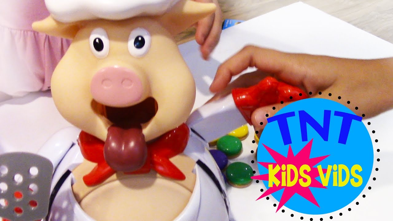 POP THE PIG kids game to play with family - YouTube