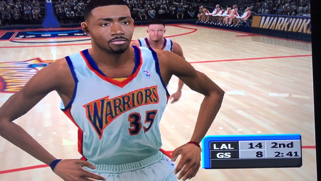 NBA STARTING 5 (PS2) -UPDATED ROSTER WARRIORS VS 00's Lakers - YouTube