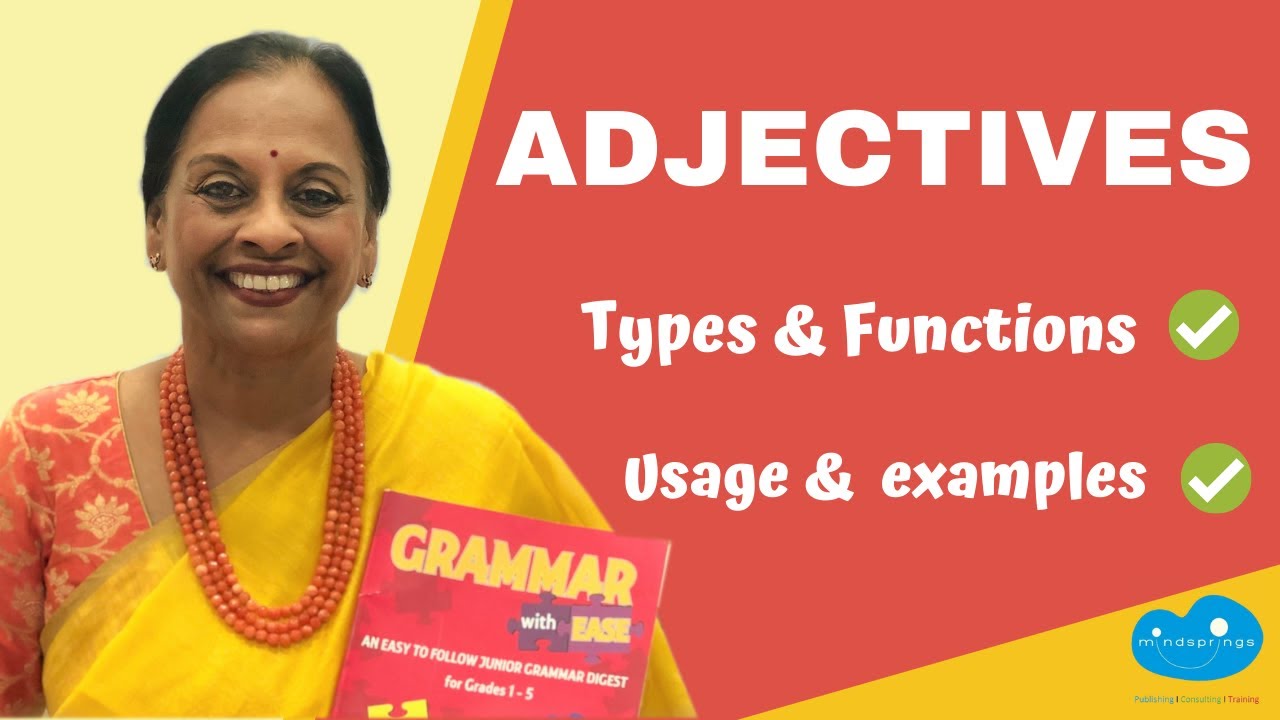 Adjectives | Types, Functions and Endings of Adjectives | Usage ...