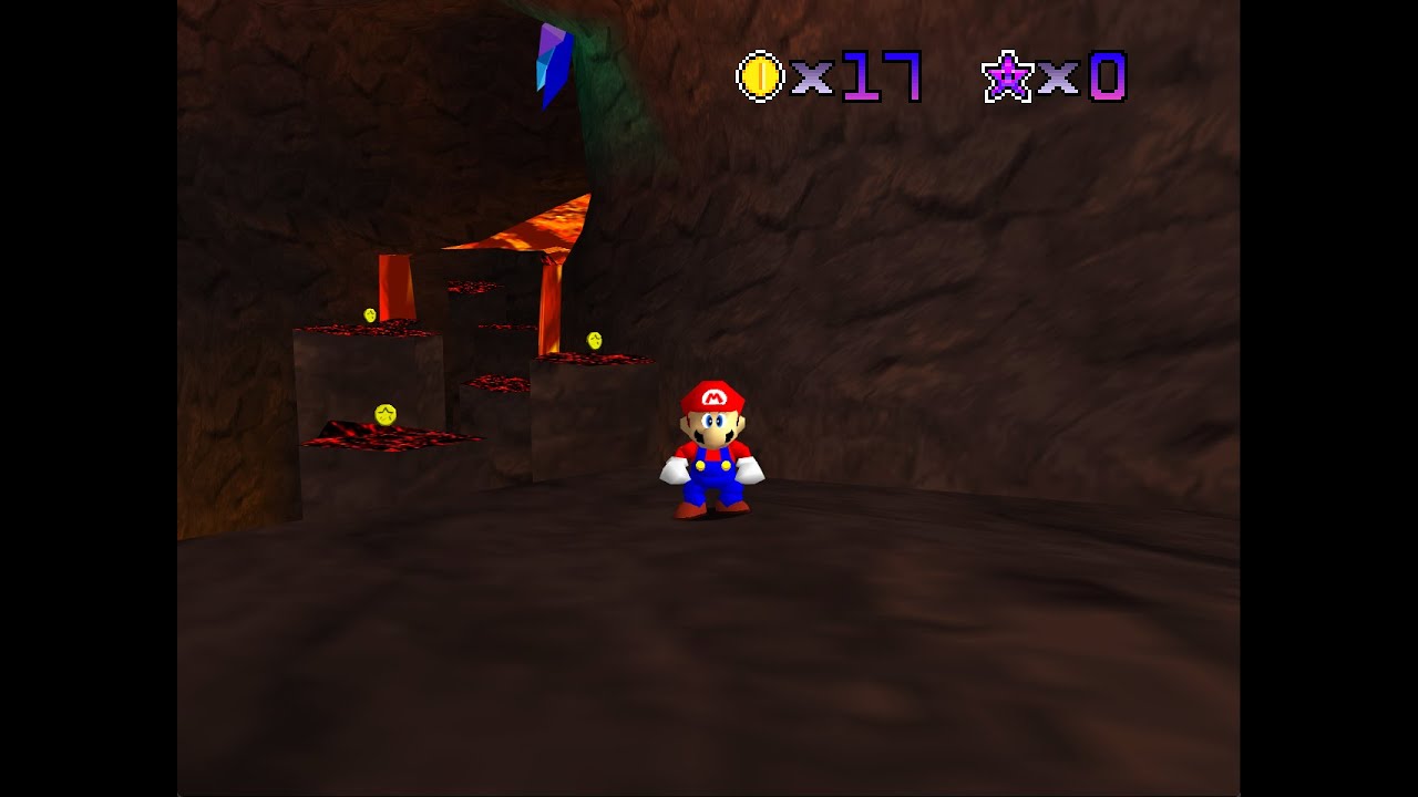 Cool Crystal Cave | Mario Goes Spelunking 64 - YouTube
