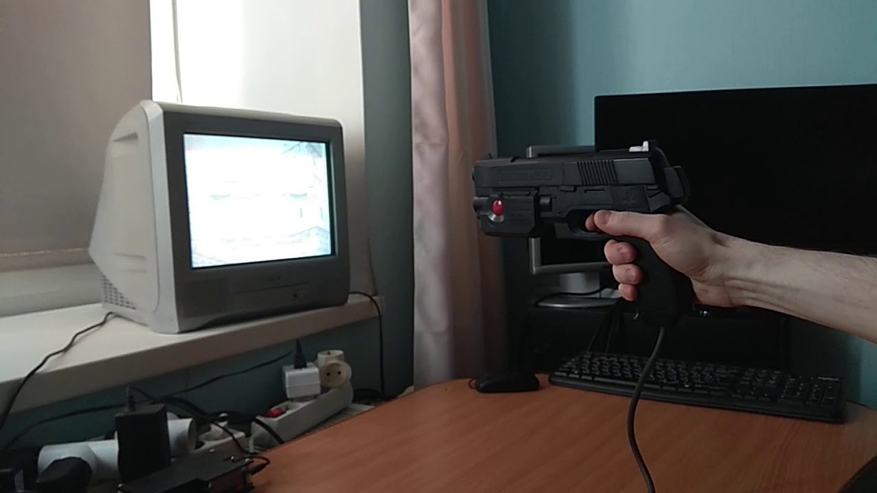 GunCon and Time Crisis on original Playstation - YouTube