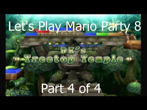 Let's Play Mario Party 8 | DK's Treetop Temple - Part 4 of 4 - YouTube