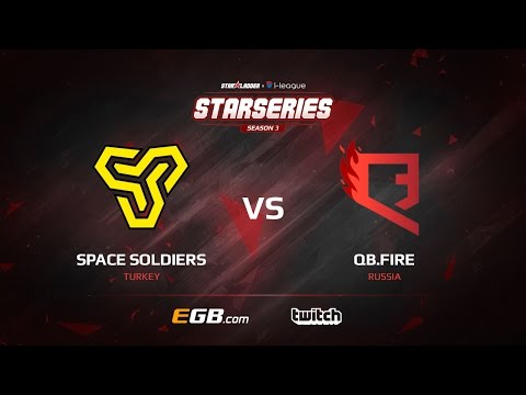 [EN] Space Soldiers vs QB.Fire, map 2 mirage, SL i-League StarSeries Season 3 Europe Qualifier