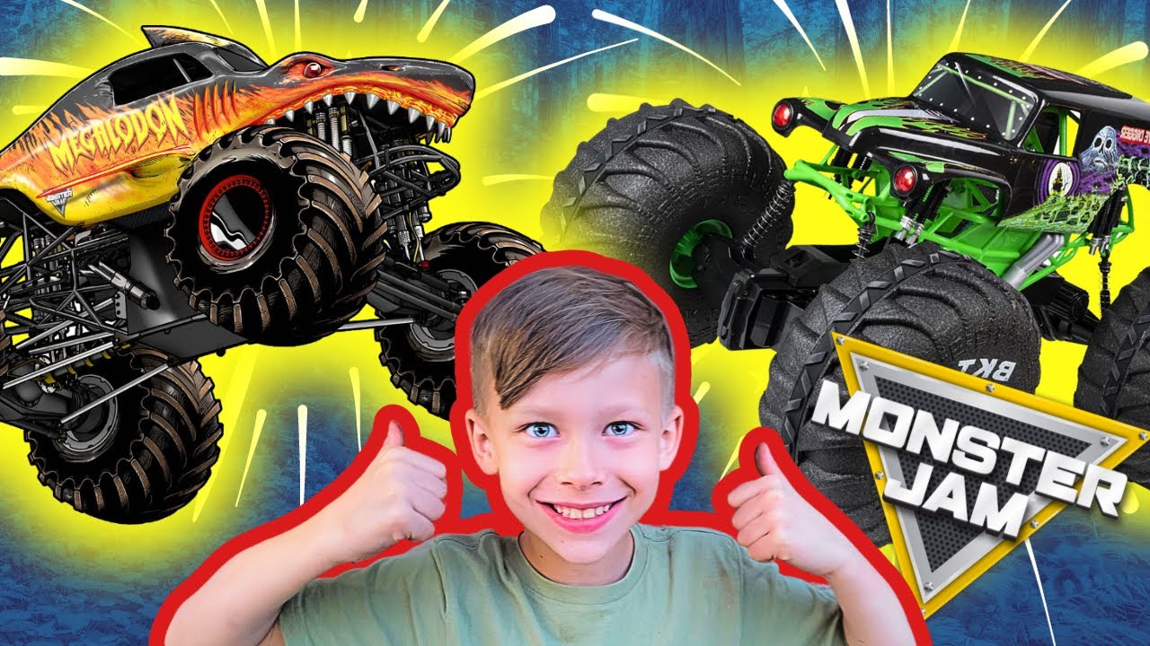 Epic Monster Truck Showdown /Monster Truck Kids / Monster Jam / Hot ...