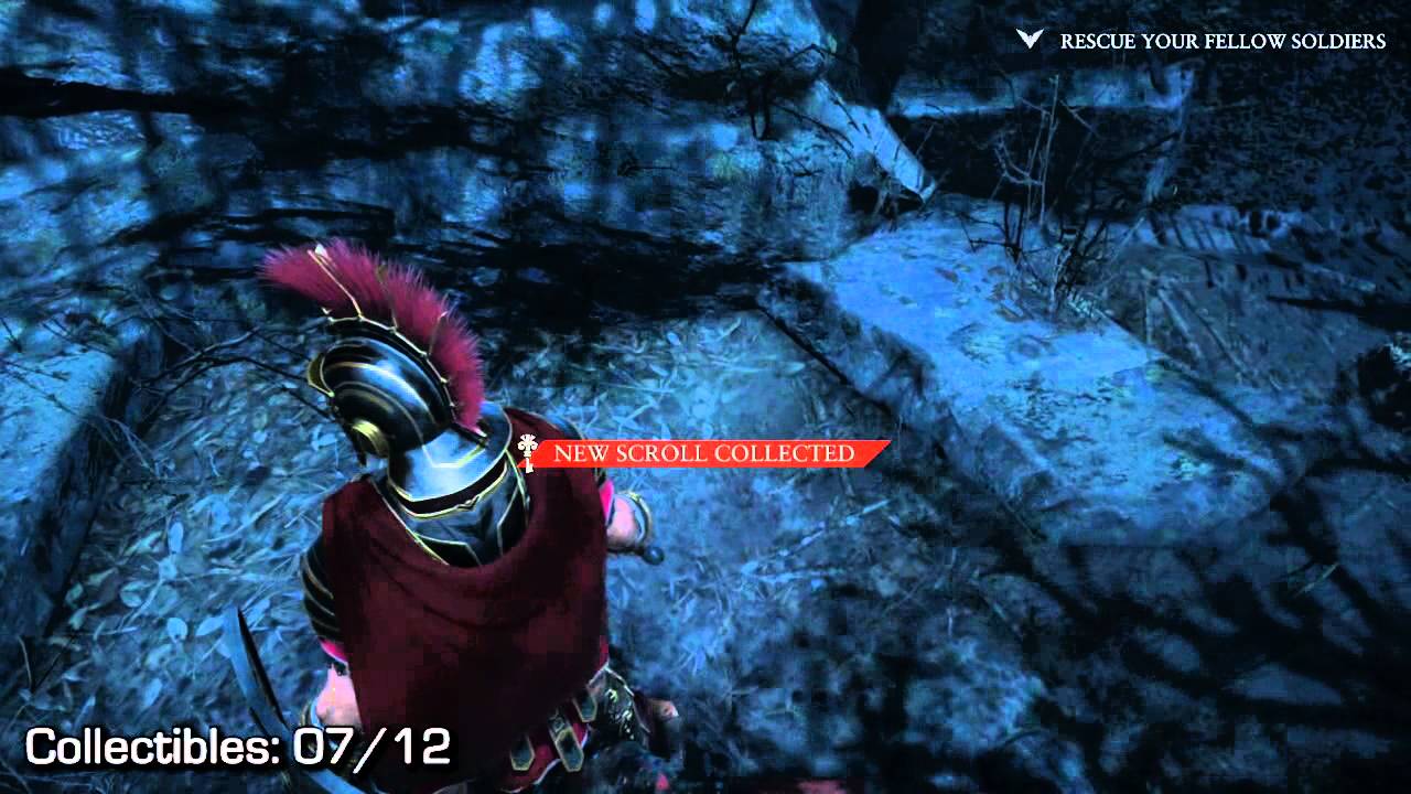 Ryse: Son of Rome - Collectibles Guide - Chapter V: Edge of the World - Chronicles/Scrolls ...