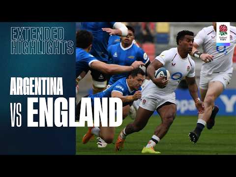 LATE DRAMA 👀 | England v Argentina extended highlights | 2026 Nations Championship