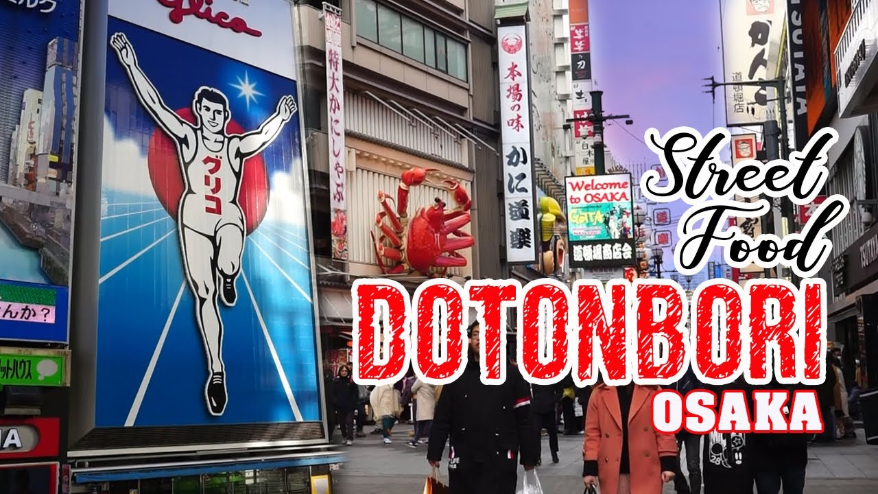 Street food Dotonbori Osaka Japang - YouTube