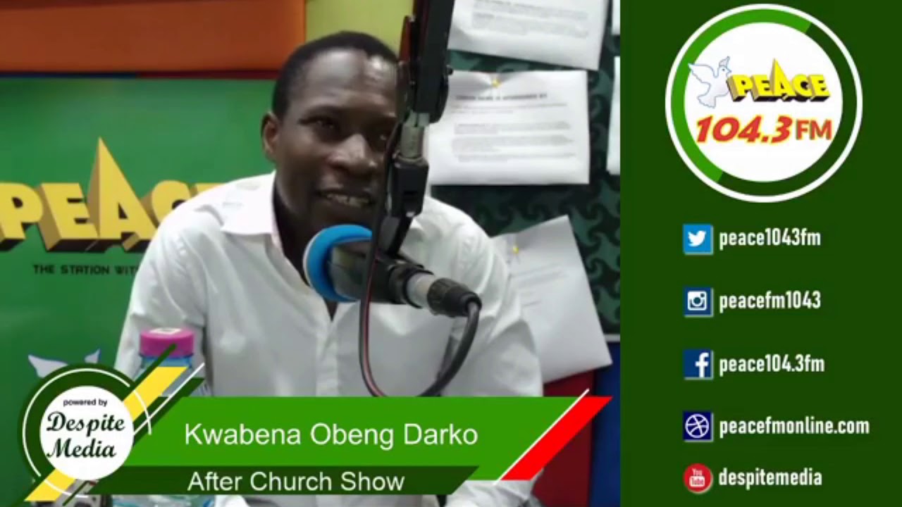 Kwabena Obeng Darko on Peace fm. Use school as a tool to build the life you want. - YouTube