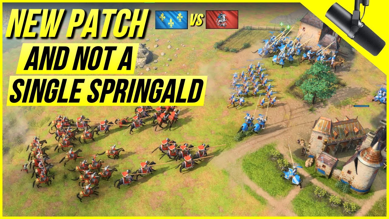 Age of Empires 4 - No Springalds ANYWHERE! REJOICE - YouTube