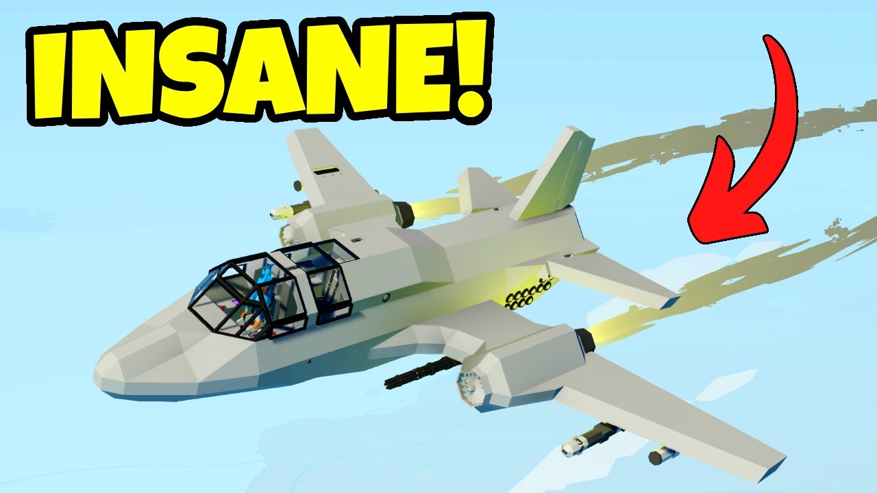 How To Use My Ultimate Fighter Jet In Stormworks! - YouTube