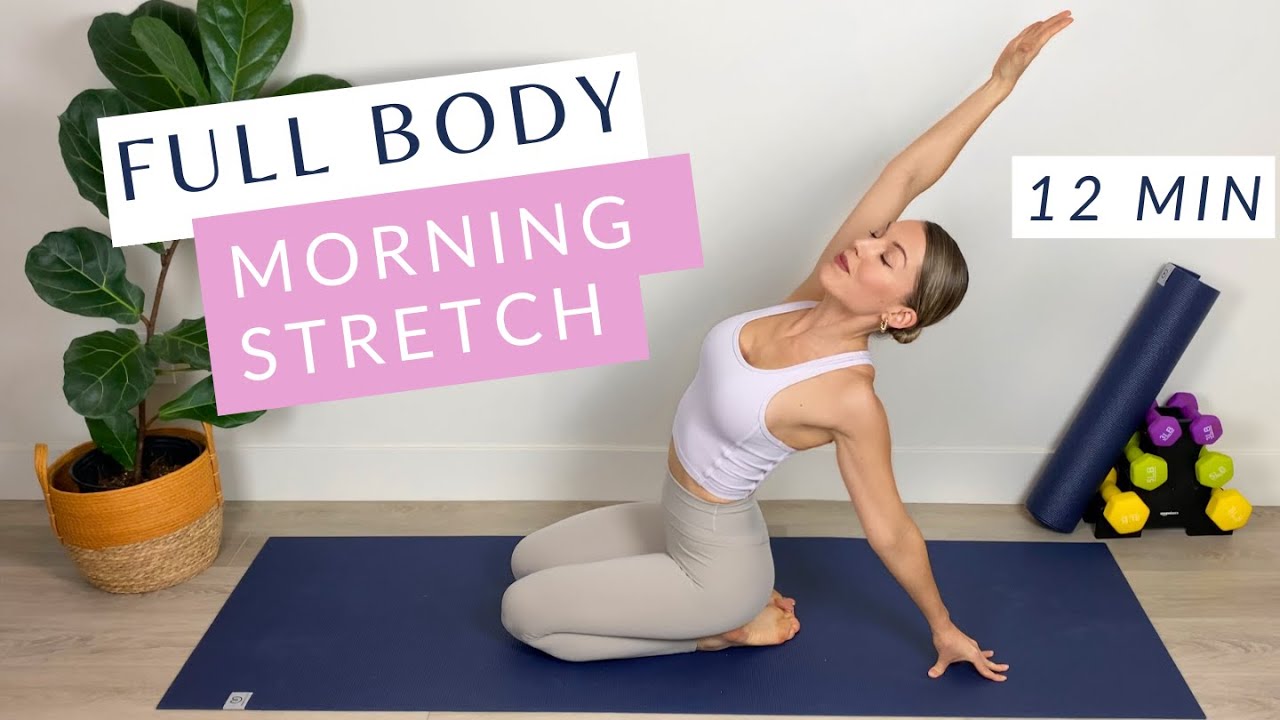 Rise and Shine☀️12 Minute Morning Stretch Routine | Energizing ...