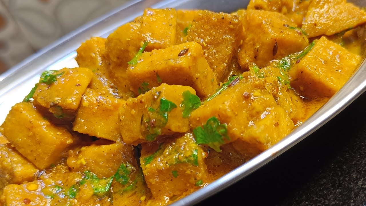 ओल की सब्जी | Village style ol ki sabji | Elephant foot yum curry - YouTube