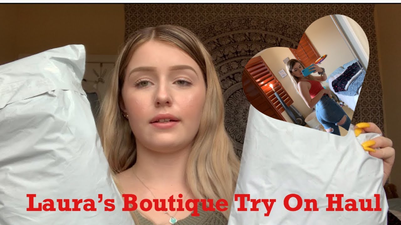 Laura’s Boutique Try On Haul | Kalee - YouTube