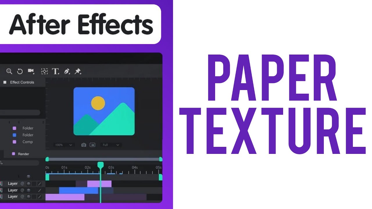 How to Create a Animated Paper Texture in After Effects - YouTube
