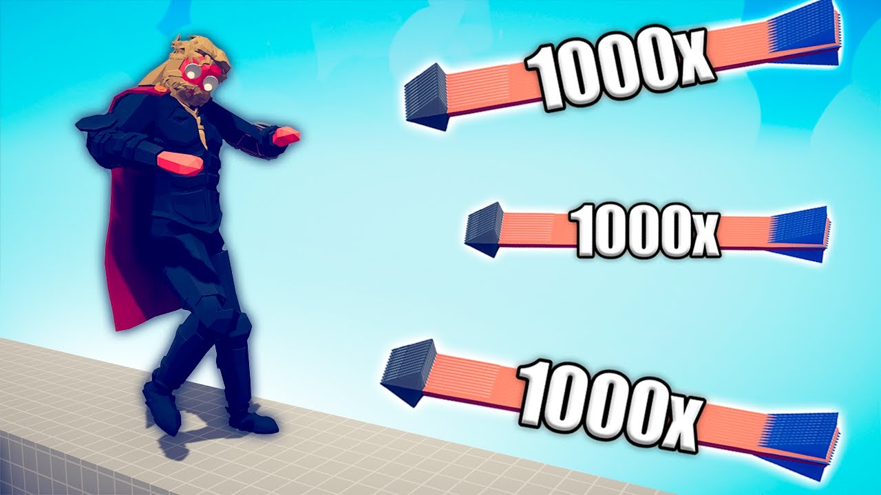 ZEUS GIANT vs 1000x OVERPOWERED UNITS - TABS | Totally Accurate Battle ...