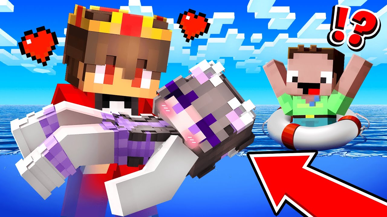 Semlaki Rettet MÄDCHEN im Meer in Minecraft! - YouTube