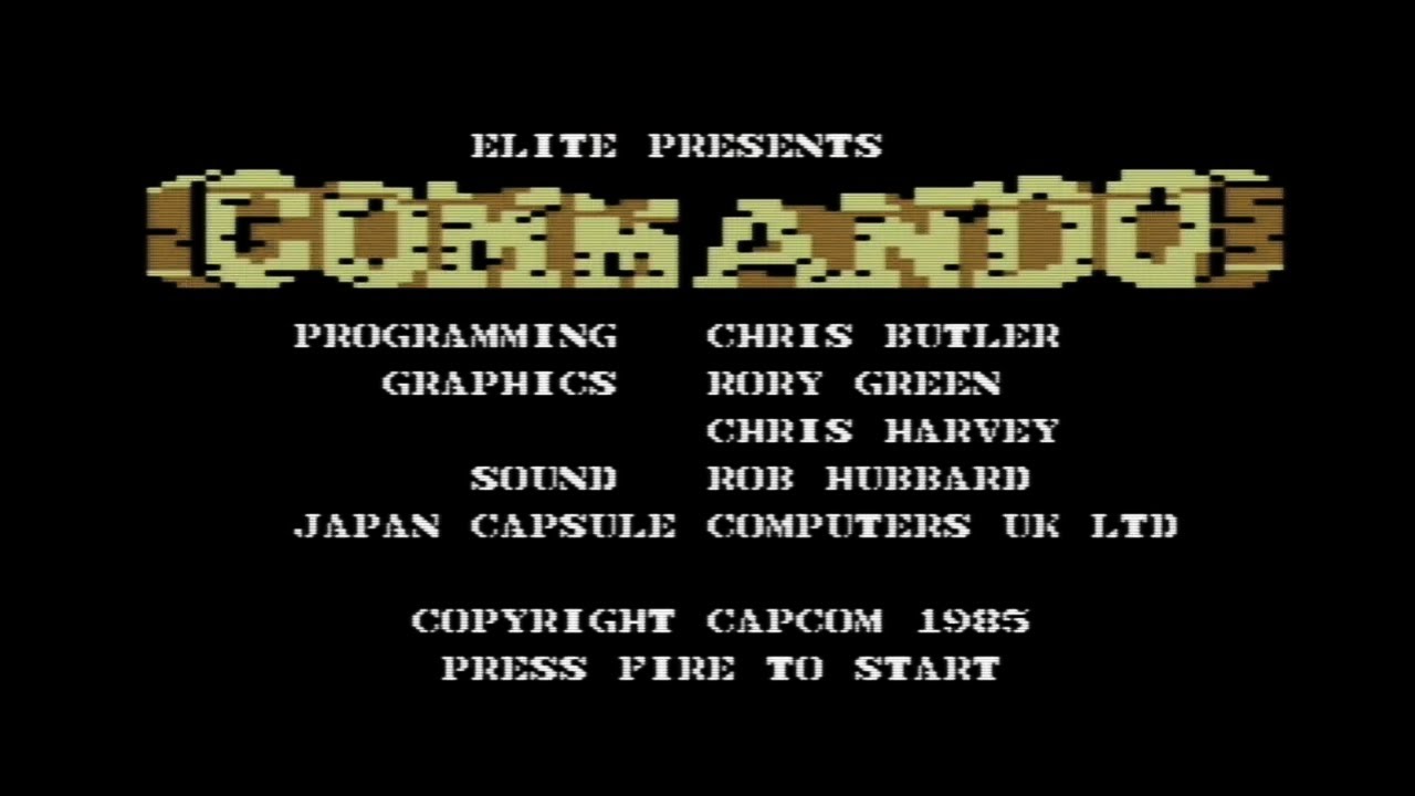 (Long Play) Commando [COMMODORE 64] 2,037,500 - YouTube