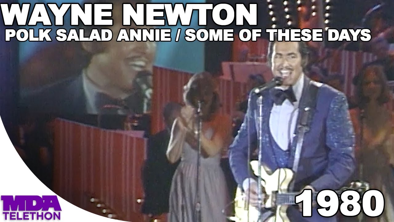 Wayne Newton - Polk Salad Annie & Some of These Days | 1980 | MDA ...