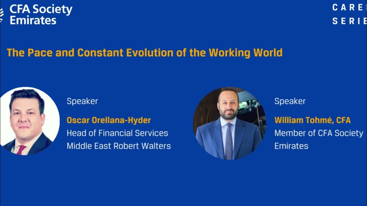 The Pace and Constant Evolution of the Working World - Event Highlights ...