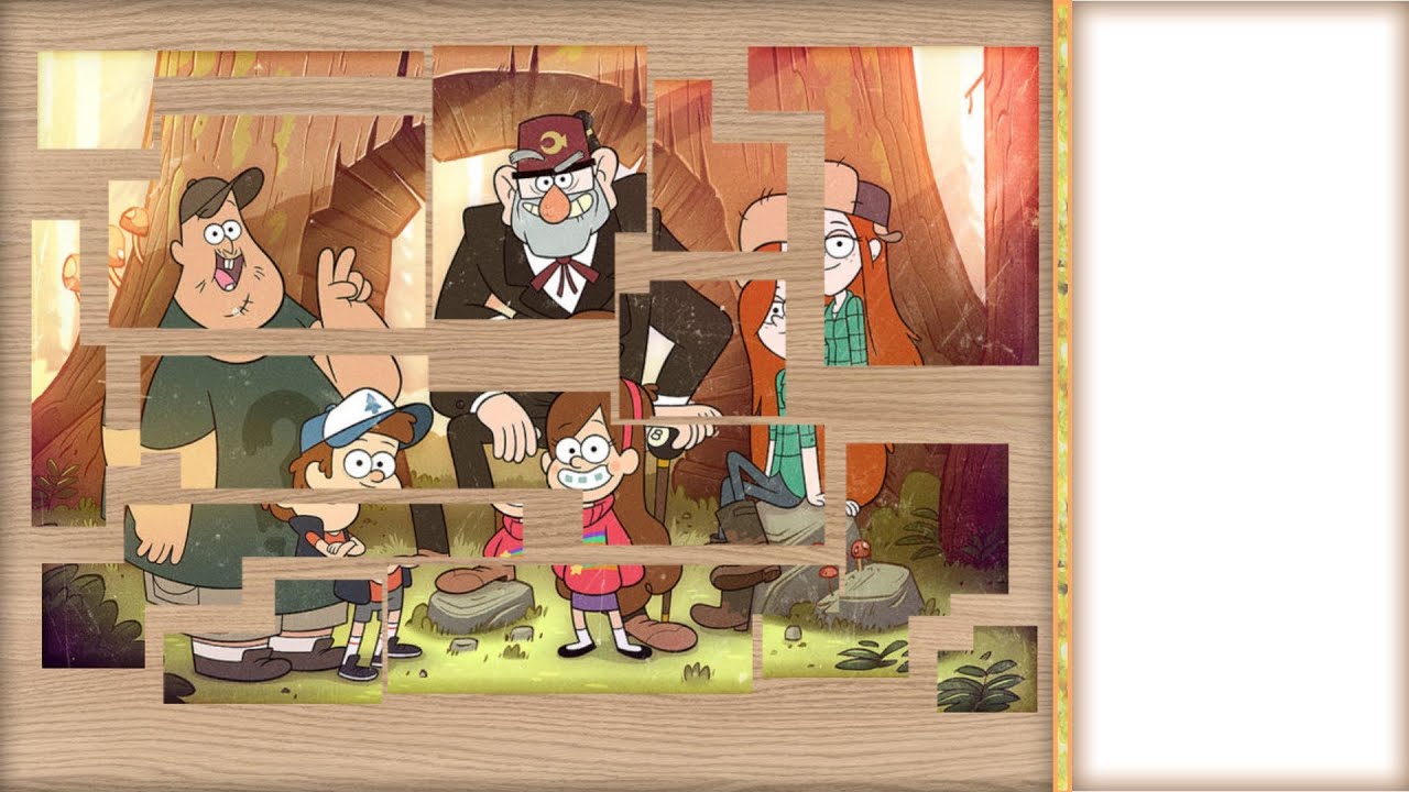 GRAVITY FALLS PUZZLE GAME | Puzzle for kids | can you solve it? - YouTube