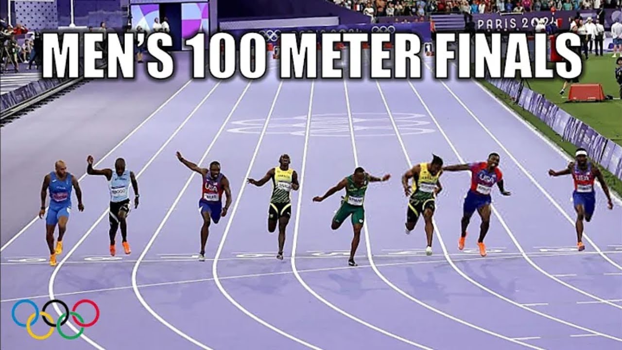 Men's 100 Meter Finals Were HISTORIC || Noah Lyles VS. Kishane Thompson ...