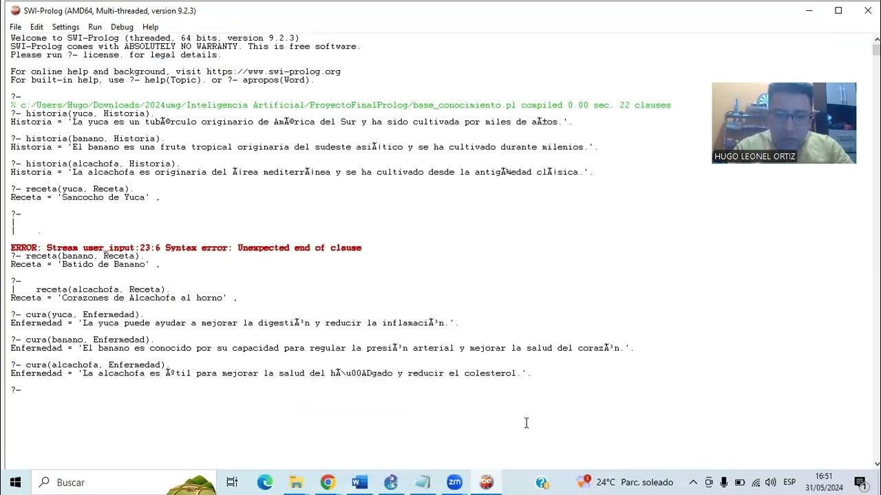 Prolog Hechos Reglas Programación Base de Conocimiento Inteligencia Artificial - YouTube