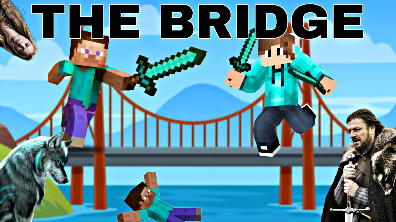 MINECRAFT locura | "The bridge" "BedWars" CON AMIGOS - YouTube