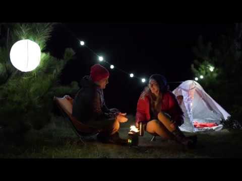 Biolite: The SiteLight Mini - Compact outdoor string lighting - YouTube