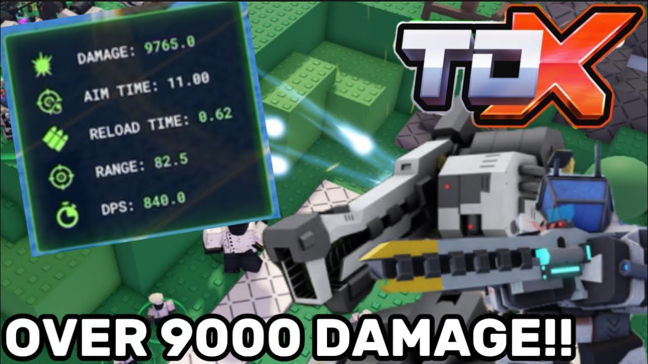 TDX RAILGUNNER DOES SO MUCH DAMAGE!!!! NEW TOWER AND NEW MAP!!!!! - YouTube