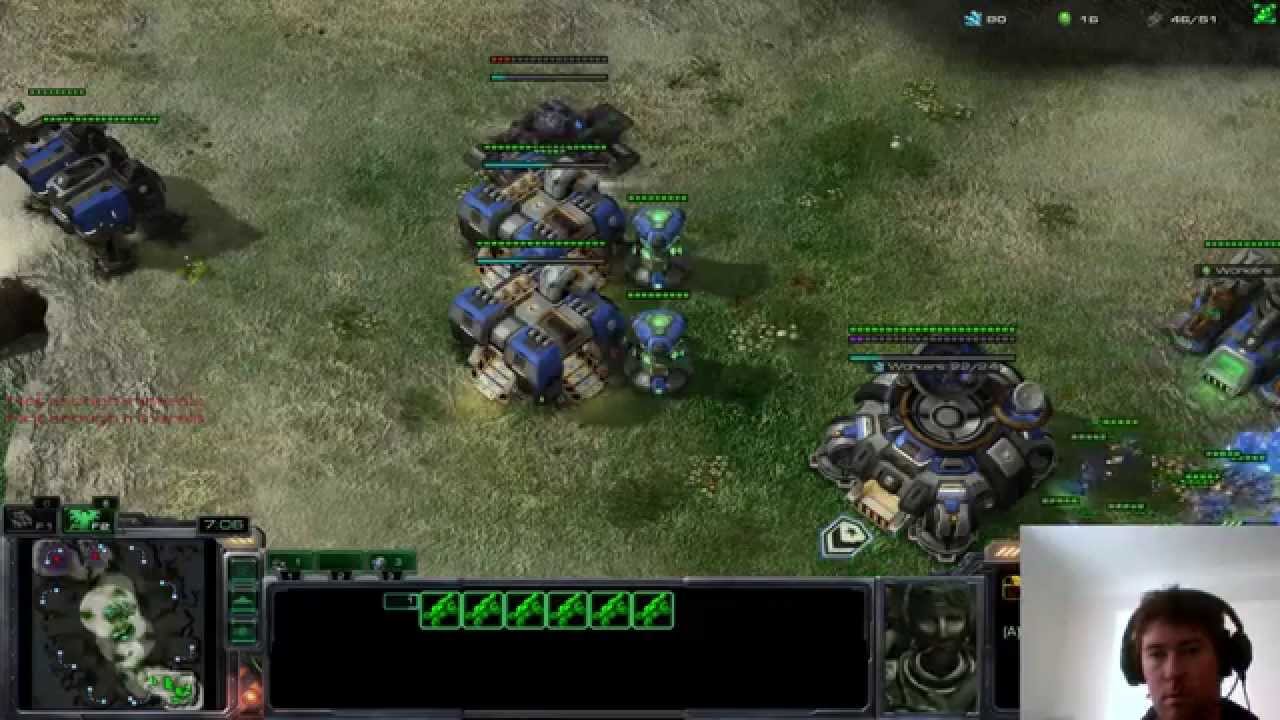 Starcraft II: HOTS - TVZ - Mass Hellbat Rush - YouTube