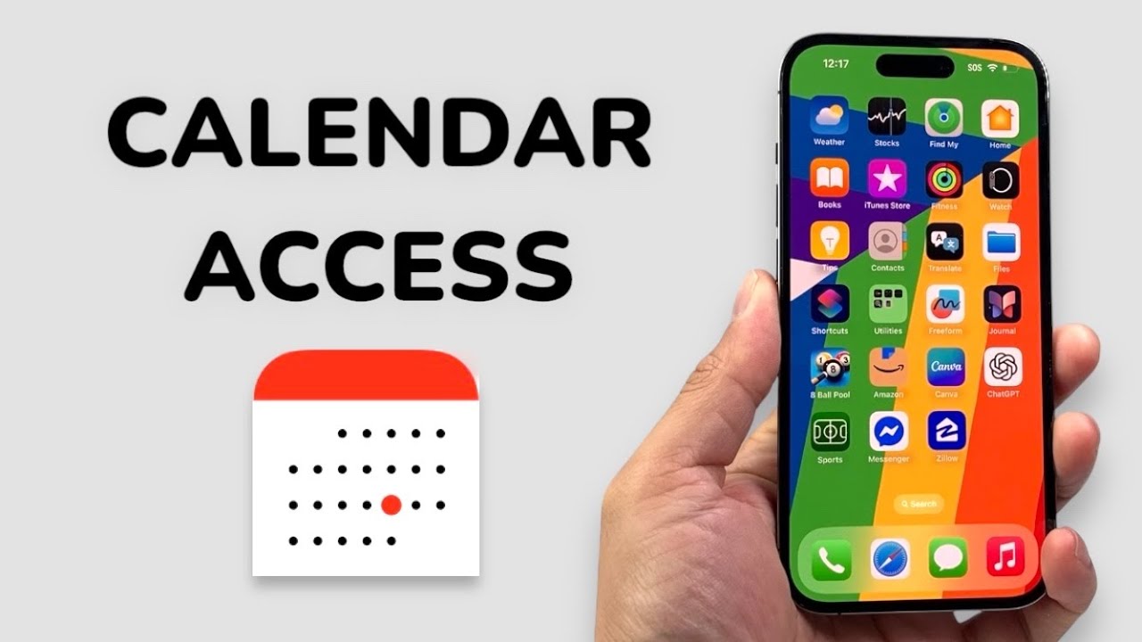 How To Allow App Access To Calendar on iPhone - YouTube