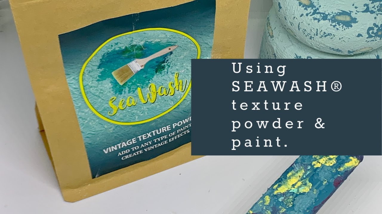 How to use SeaWash® Paint additive to get a salt wash look. - YouTube