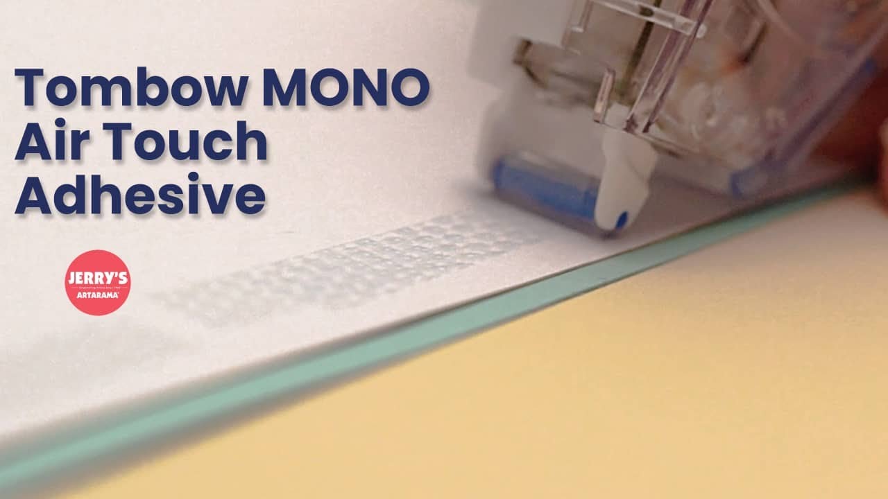 Tombow's Unique MONO Air Touch Adhesive - YouTube
