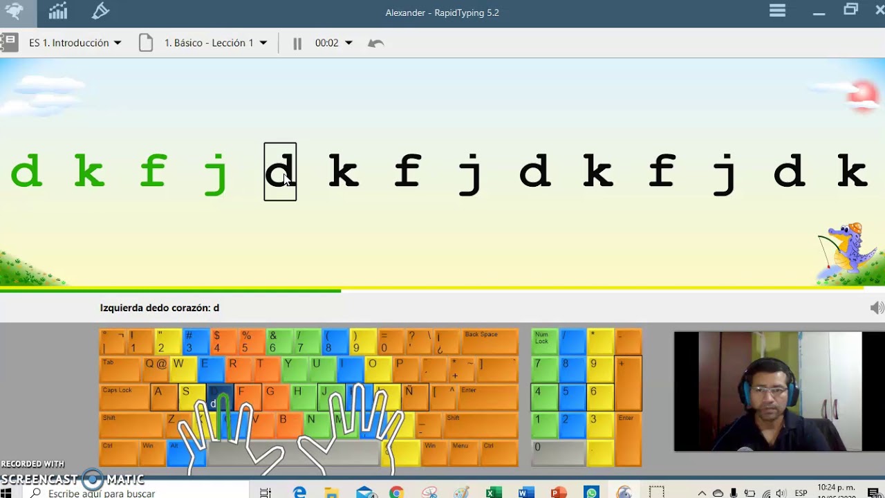 1ER GRAD PRIM INTRODUCCION A RAPIDTYPING - YouTube