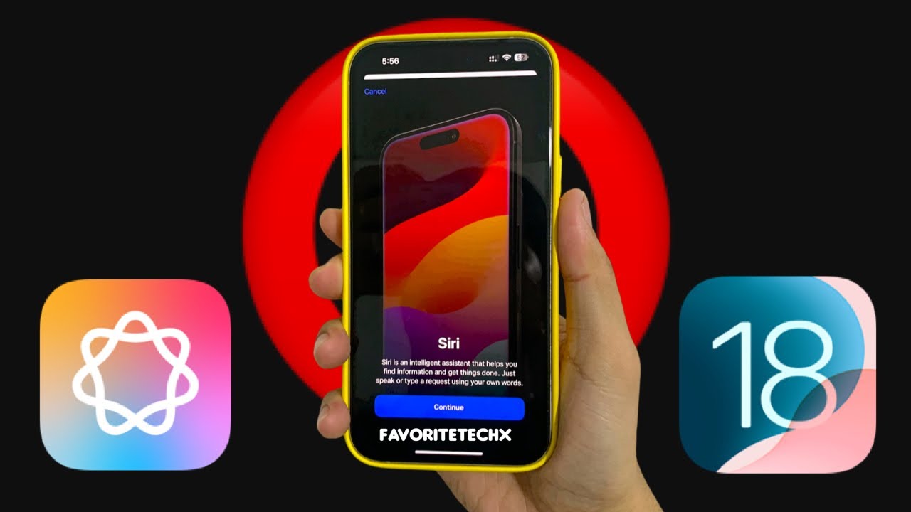 Apple intelligence Set Up Screen on iPhone - YouTube
